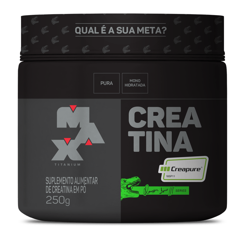 Creatina Pura Monohidratada em Pó ou Cápsulas - Max Titanium - Max Titanium